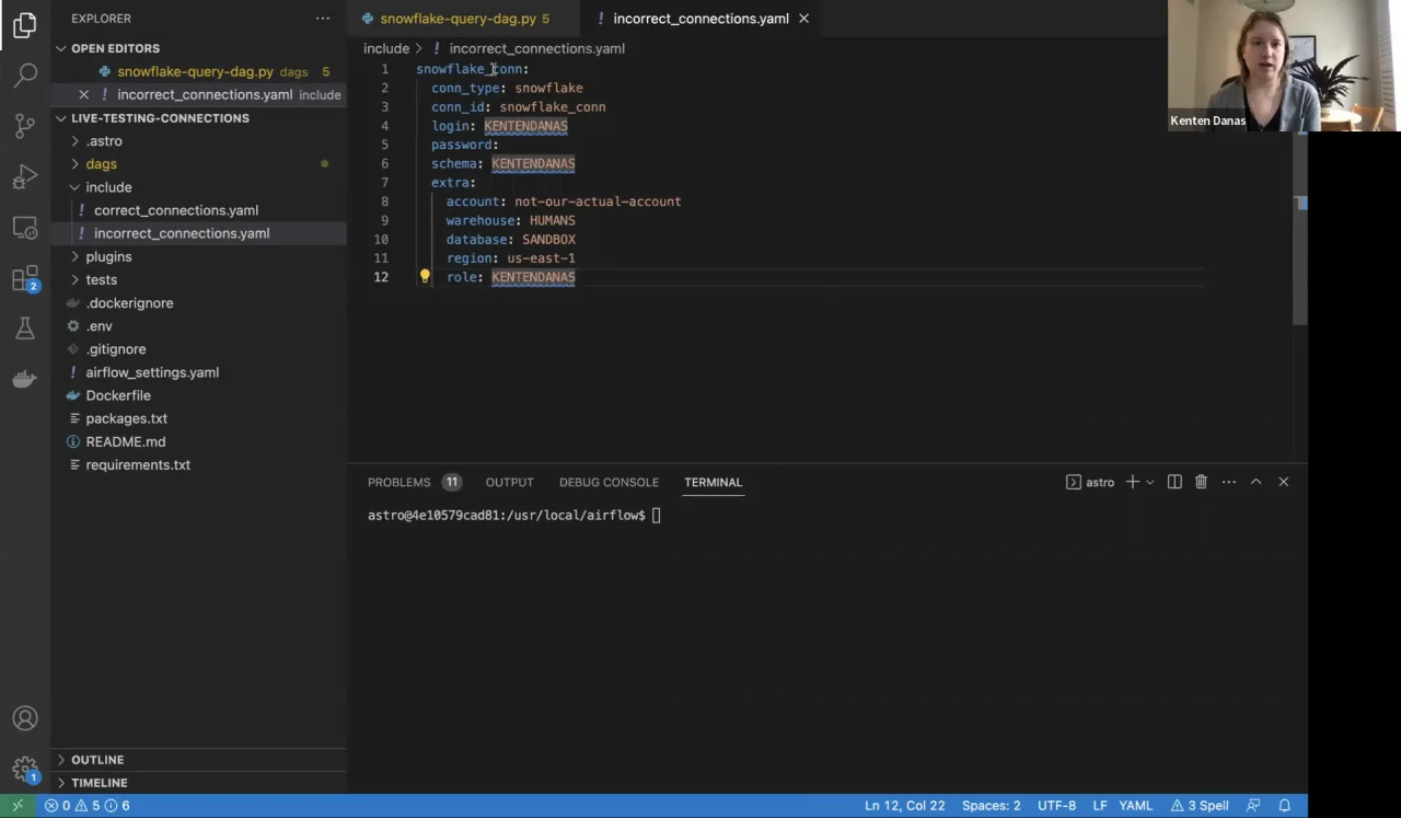 How to test and debug your Airflow connections - Video