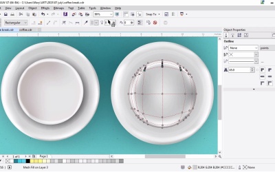 Advanced Techniques in CorelDRAW - Creating a Cup