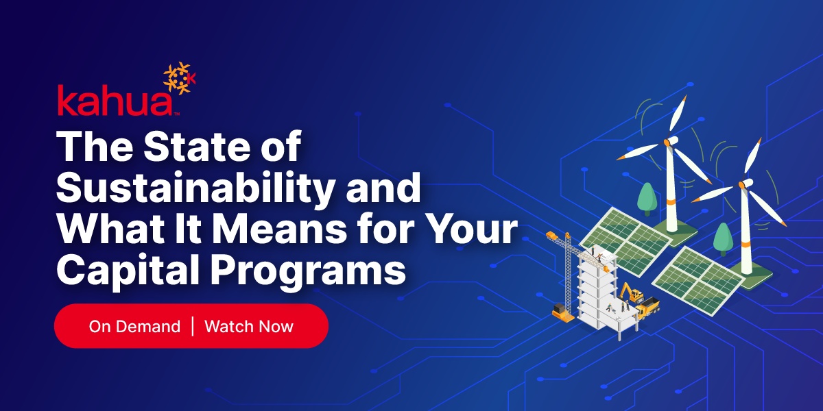 The State of Sustainability and What It Means for Your Capital Programs ...