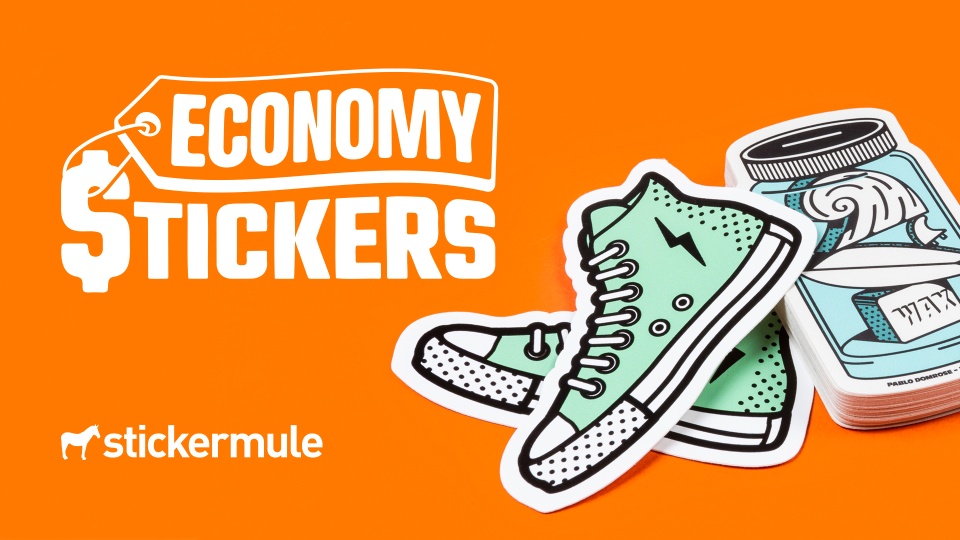 Cheap custom stickers that don't look cheap - Economy stickers | Free ...
