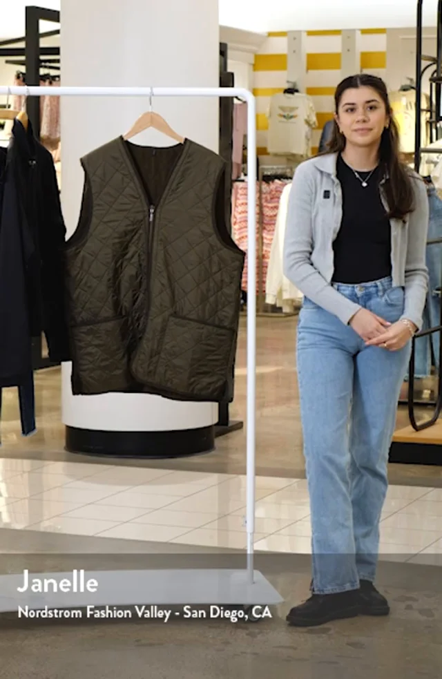 Barbour 'Polarquilt' Relaxed Fit Zip-In Liner Vest | Nordstrom Barbour 'Polarquilt' Relaxed Fit Zip-In Liner Vest | Nordstrom