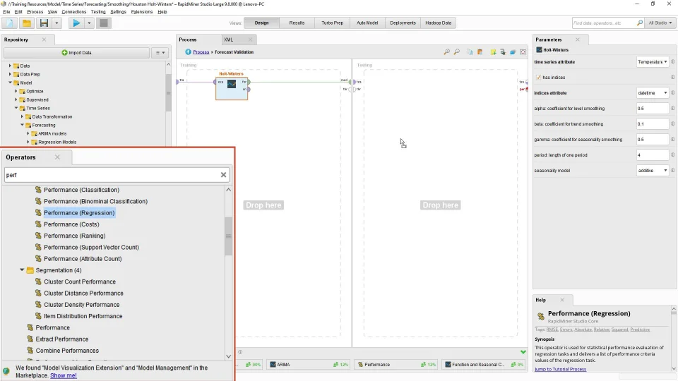 Time Series Forecast and Validation with Holt-Winters