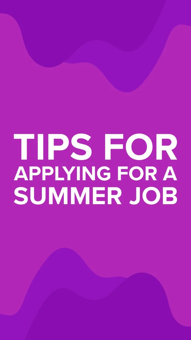 Summer jobs | My World of Work