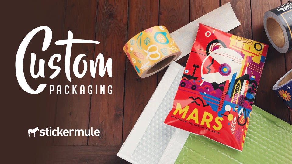 Custom packaging | Free shipping | Sticker Mule