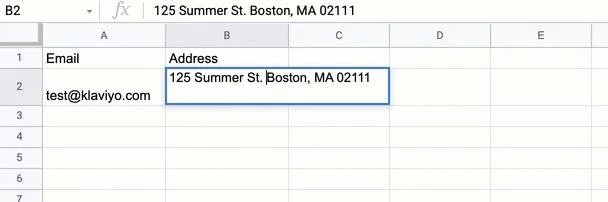 Troubleshooting invalid format error messages | Klaviyo Help Center