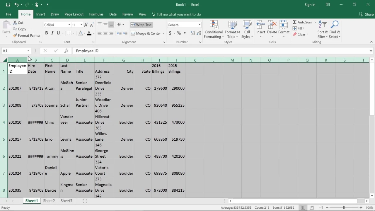 Formatting - Excel & Data Analysis