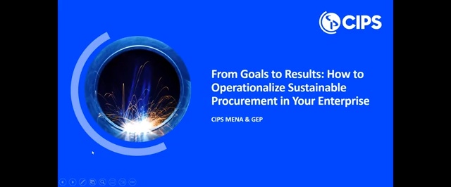 [CIPS MENA] From Goals to Results: How to Operationalize Sustainable ...