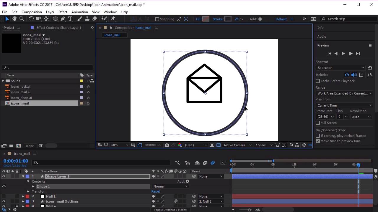 Animating Icons With Adobe Illustrator and After Effects - Animate the ...