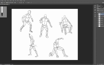 Comic Book Art: The Human Form - Sketching It Out