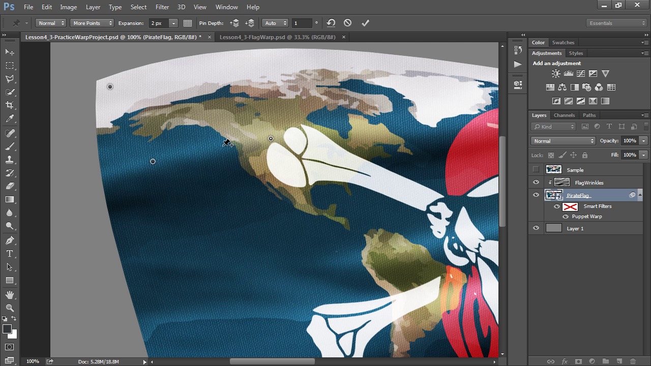 Fluid Photo Manipulation: Transform, Warp, and Liquify - Practice Warp ...