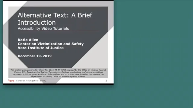 Alternative Text: A Brief Introduction | End Abuse of People with ...