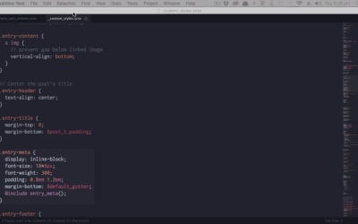 WordPress Theme Creation With Underscores - Add Color, Look & Feel: Finer Points