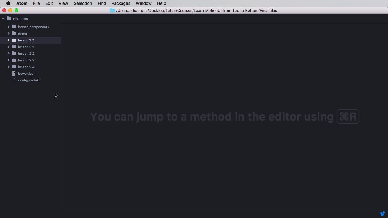 Learn Motion UI From Top to Bottom - Installing Motion UI