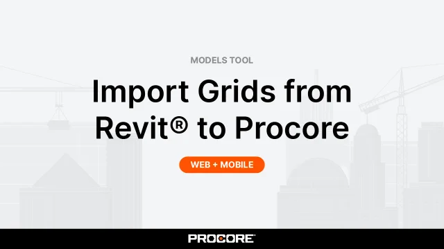 Models - Videos (Android) - Procore