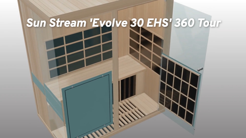 Sauna infrarouge Evolve 30 - Saunas infrarouges Sun Stream