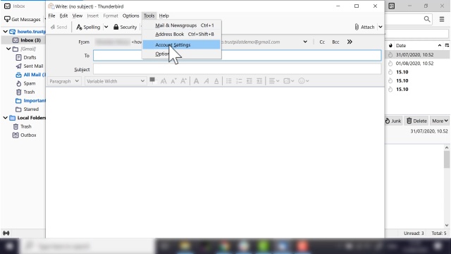 Add a TrustBox Signature widget to your emails