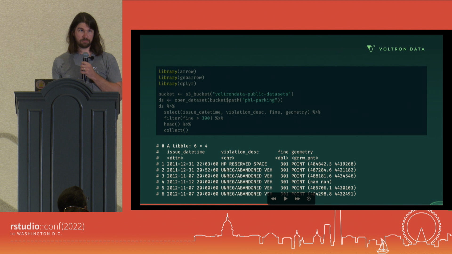 rstudio::conf 2022 Talks - Accelerating geospatial computing using Apache Arrow - RStudio