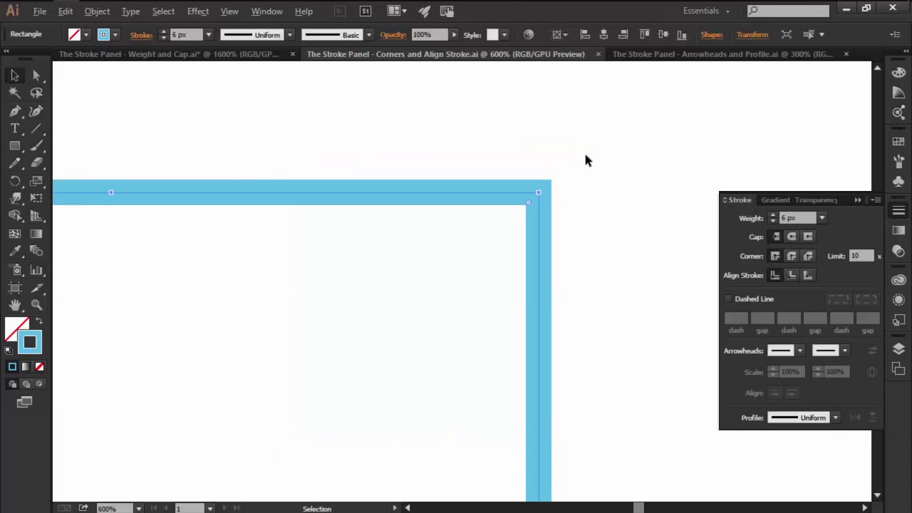 Illustrator In 60 Seconds How To Use The Stroke Panel Envato Tuts 