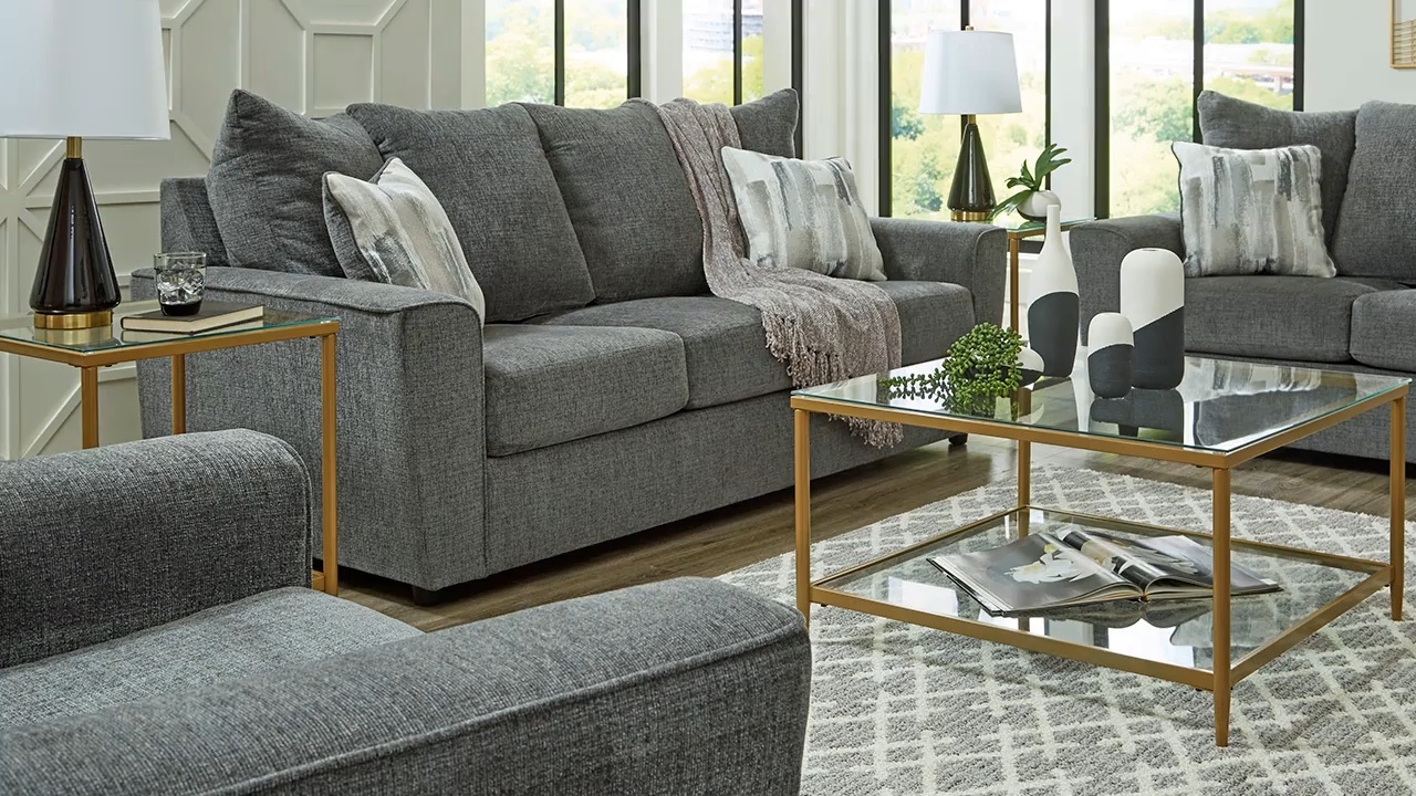 Stairatt Sofa Set Gray