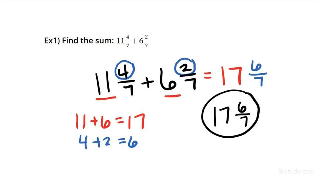 adding-or-subtracting-mixed-numbers-with-common-denominators-algebra