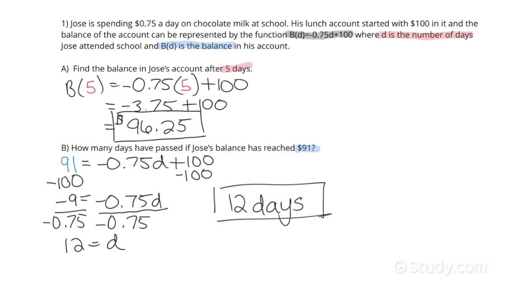 Finding Inputs And Outputs Of A 2 Step Function With 2 Variables For A