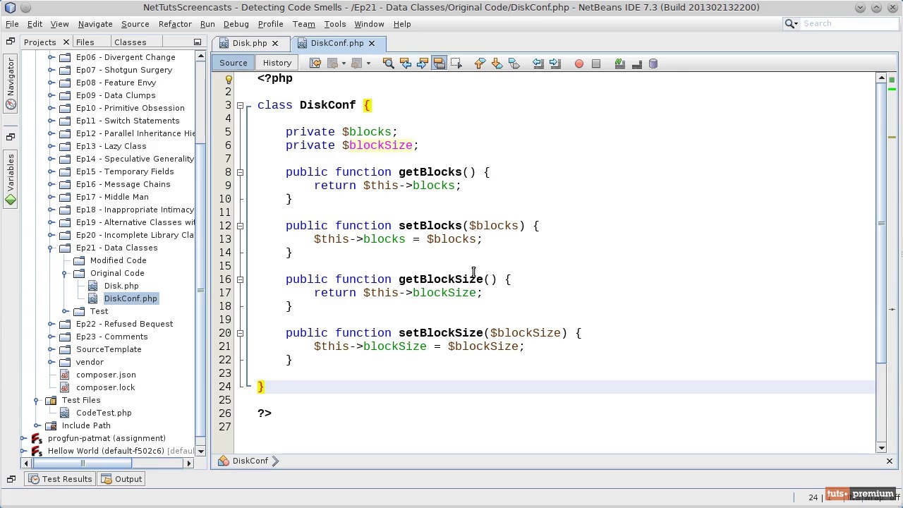 Detecting Code Smells - Data Classes