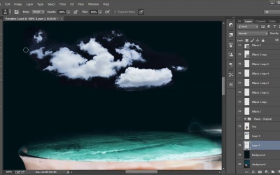 Photo Manipulation Fundamentals - Compositing the Clouds & Birds