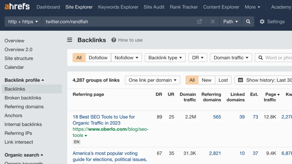 How to use Ahrefs – Backlinks