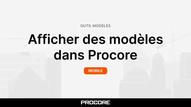 Models - Videos (Android) - Procore