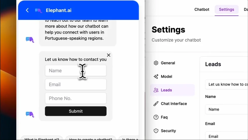 Elephant.ai | The #1 AI Sales Assistant For Websites