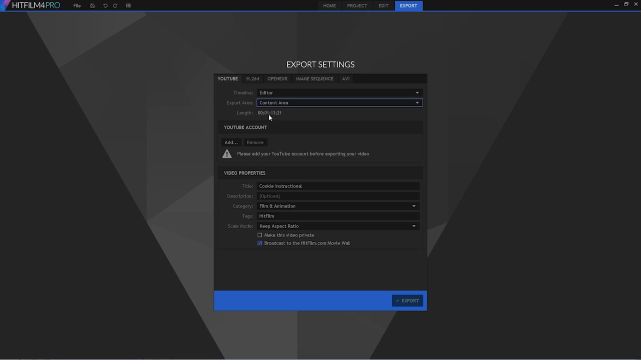 Introduction to Video Editing - Export
