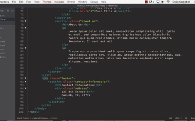 Semantic HTML: How to Structure Web Pages - Headers and Footers