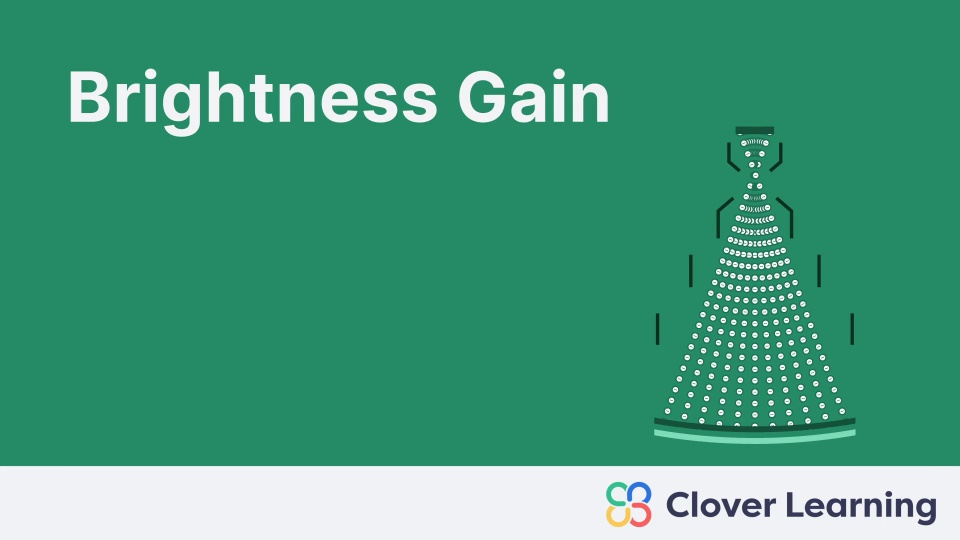Brightness Gain | Video Lesson | Clover Learning