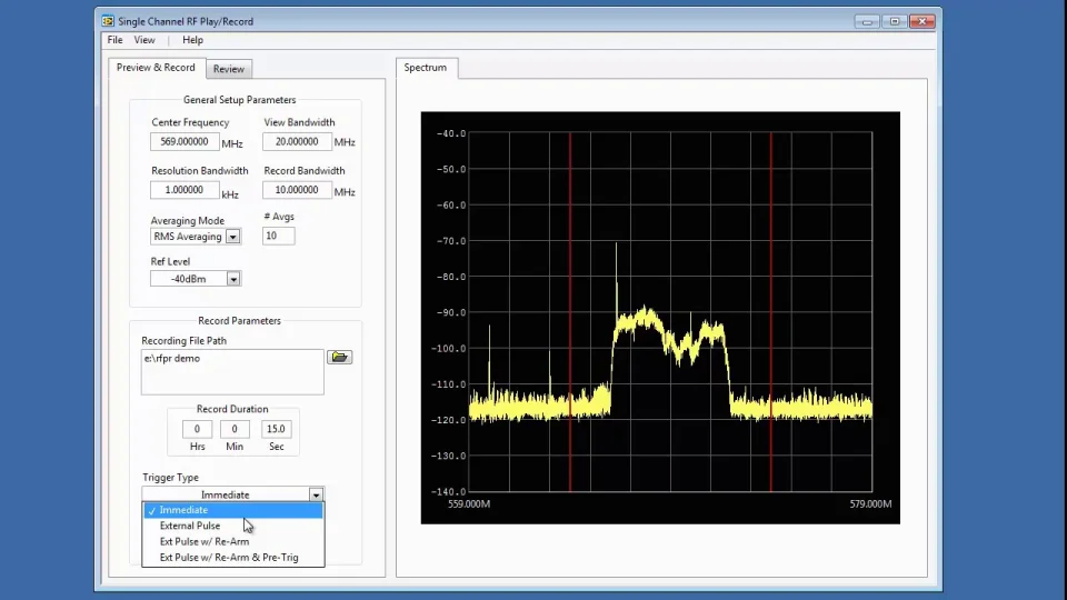 Basic Rec/Play Overview - Spectra Lab