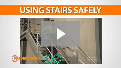 Using Stairs | Three Points Contact | Warehouse Safety Training Vide