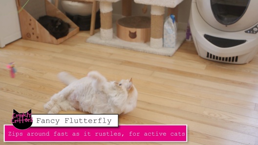 NECOICHI Crinkly Critters Fancy Flutterfly Cat Wand Toy - Chewy.com