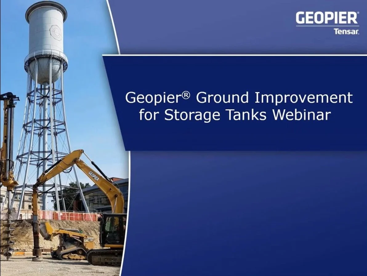 Geopier® Ground Improvement Solutions for Storage Tanks