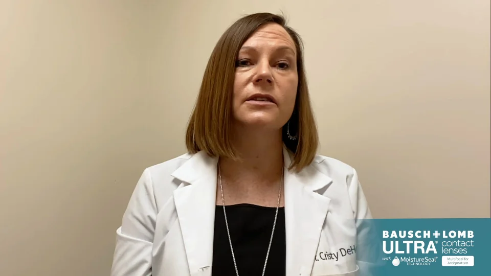 ULTRA Multifocal for Astigmatism Success Testimonials: Dr. Christy Dehoff