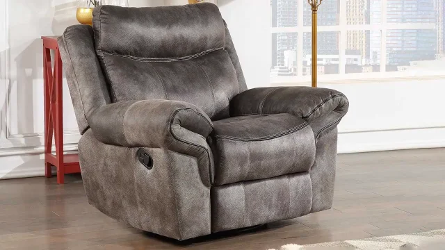 Nashville Swivel Glider Recliner - Gray | Home Furniture Nashville Swivel Glider Recliner - Gray | Home Furniture