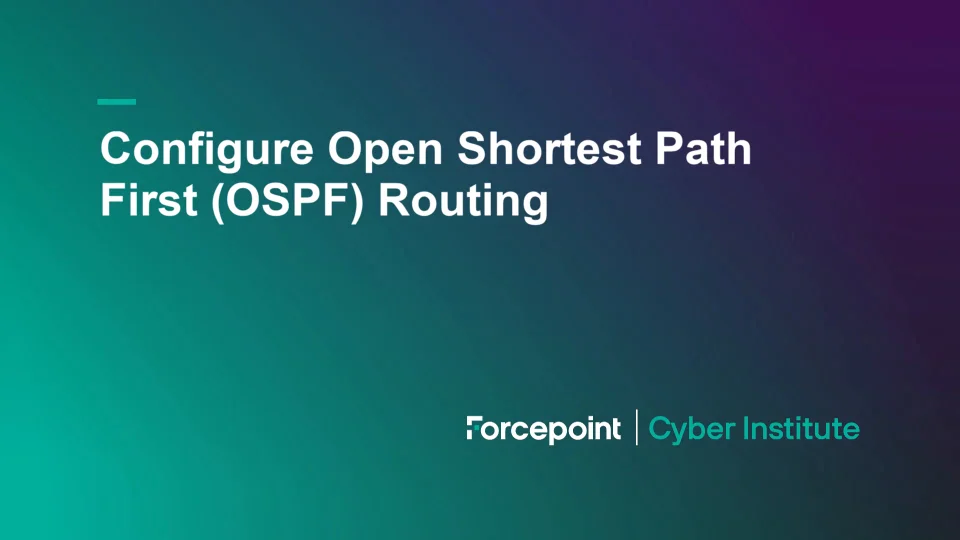 Forcepoint Cyber Institute