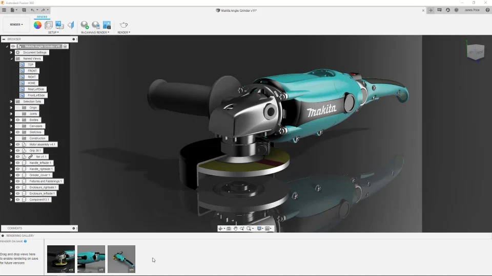 Fusion 360 Help | Principles of digital prototyping | Visualization | Autodesk