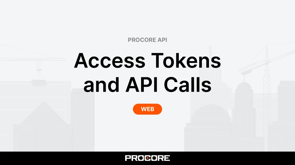 Procore API - Videos - Procore Procore API - Videos - Procore