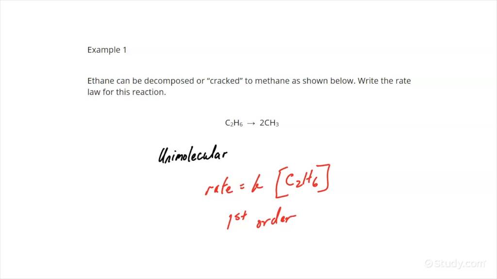 Identifying Reaction Mechanisms & Rate Laws | Chemistry | Study.com