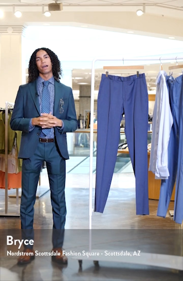 Peter Millar Harker Flat Front Solid Stretch Wool Dress Peter Millar Harker Flat Front Solid Stretch Wool Dress