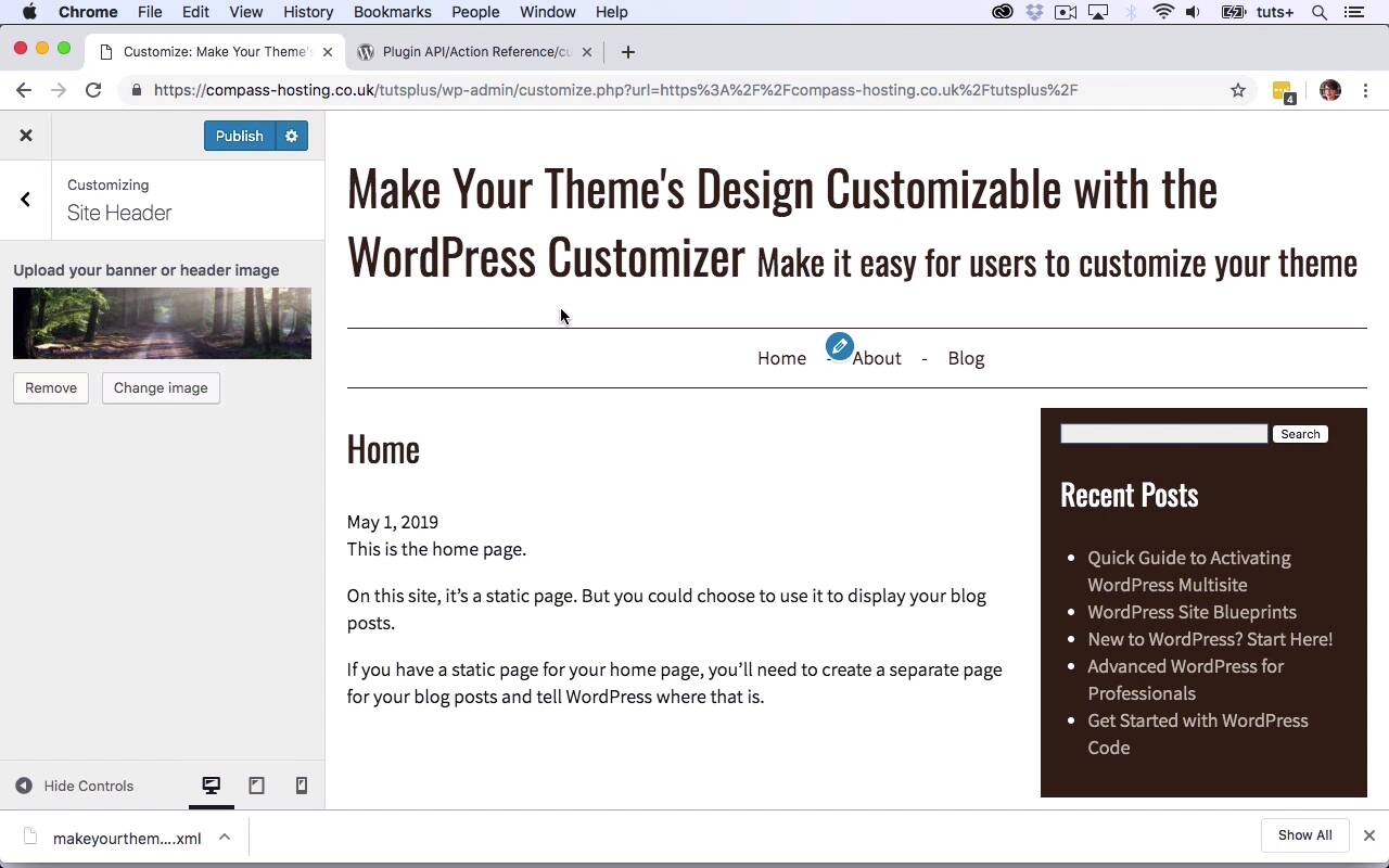 Make Your Theme's Design Customizable With the WordPress Customizer ...