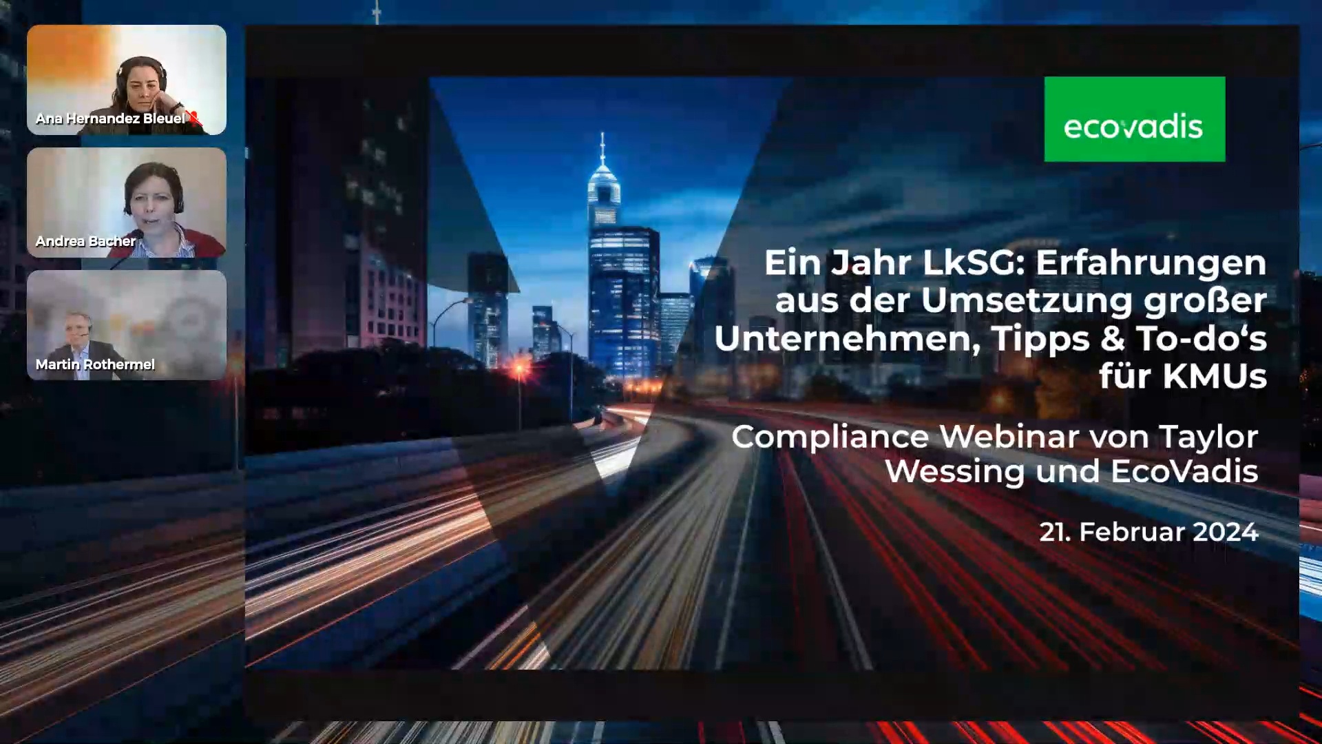 Ein Jahr LkSG: Erfahrungen aus der Umsetzung großer Unternehmen, Tipps ...