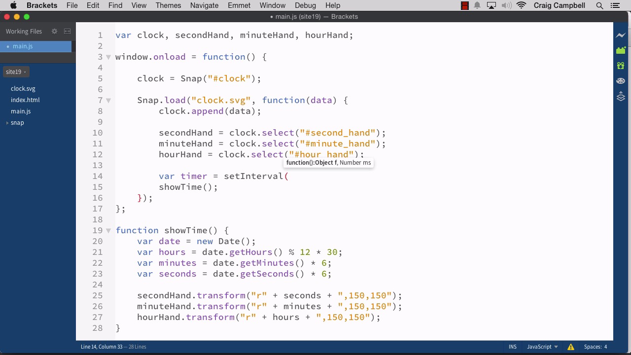 Animating With Snap.svg - Staying Current