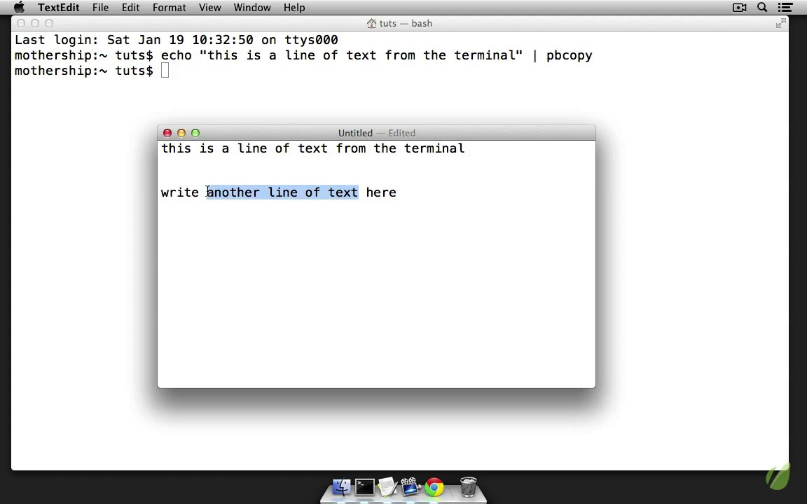 Advanced Command Line Techniques - Working with the Mac Clipboard