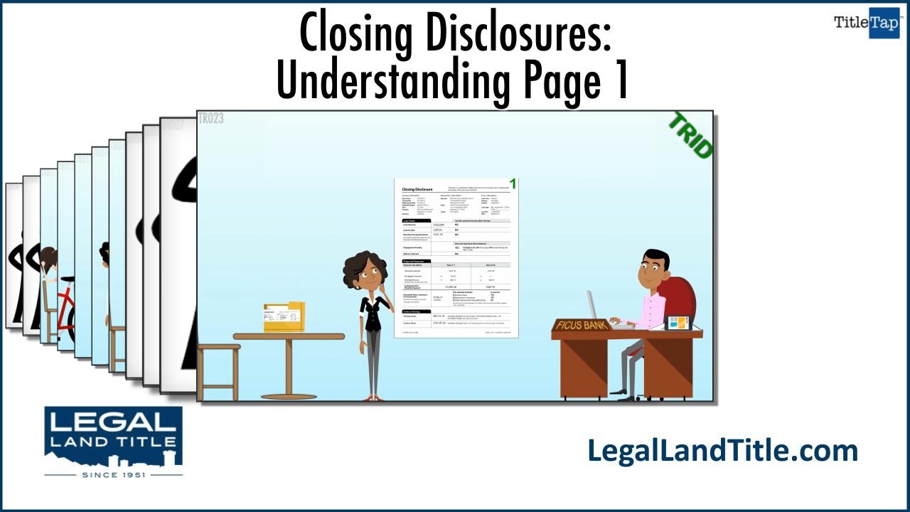 Understanding Your Loan: Closing Disclosure Page 1 - Springfield, Ozark ...