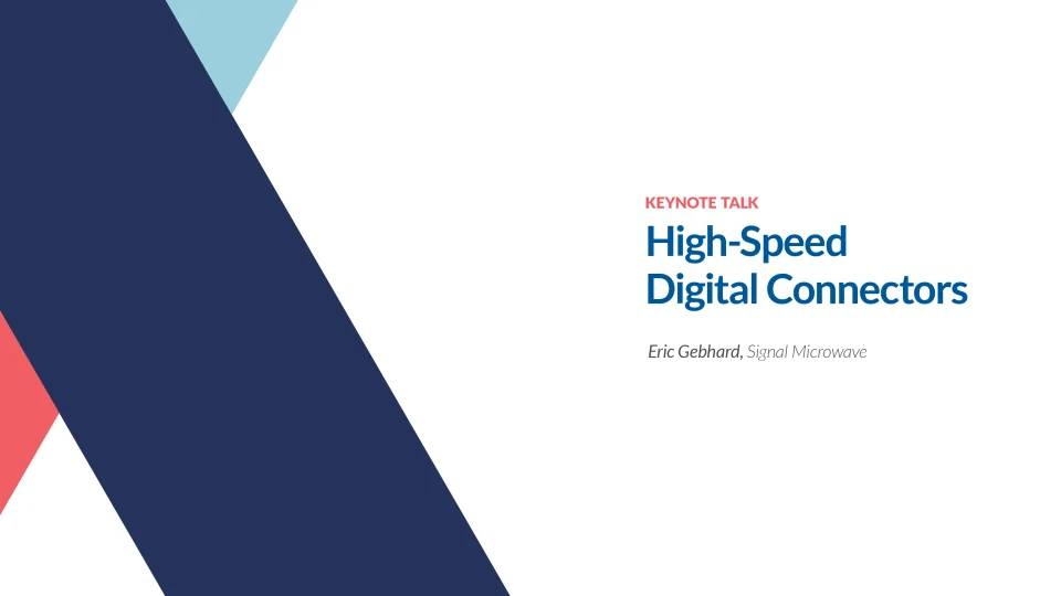 Keynote: Developing High-Speed Digital Connectors Using COMSOL®